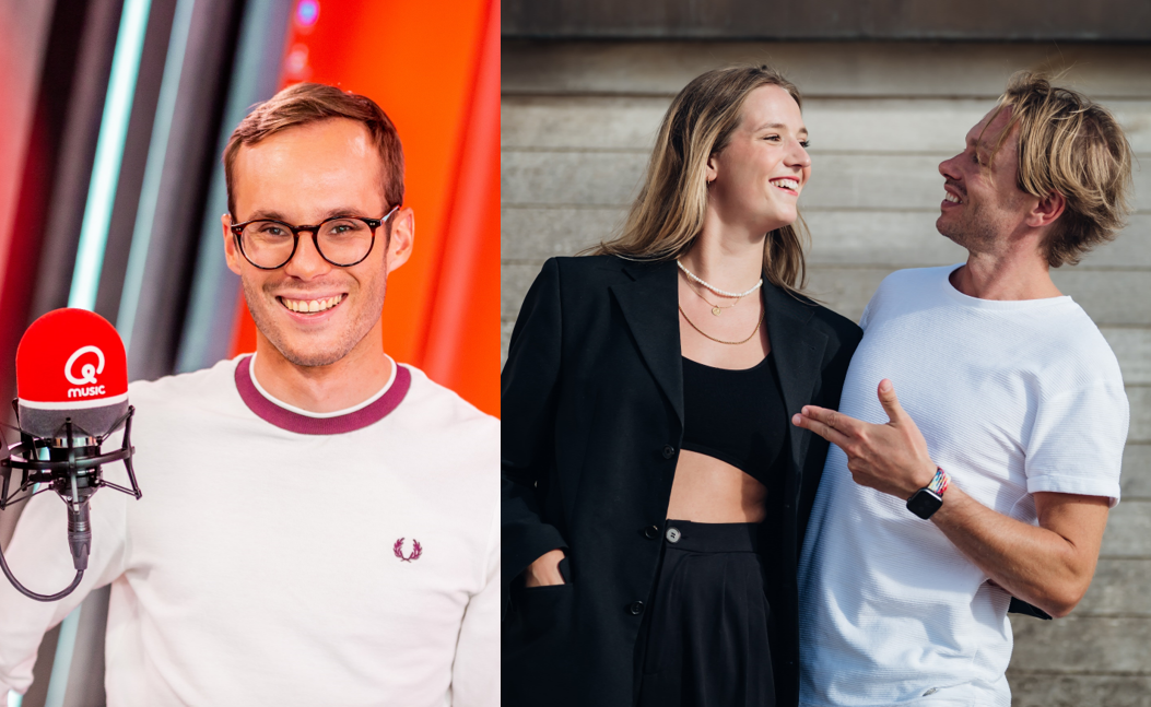 Qmusic-dj's Vincent Fierens en Emma Salden zijn een koppel: Regi ...